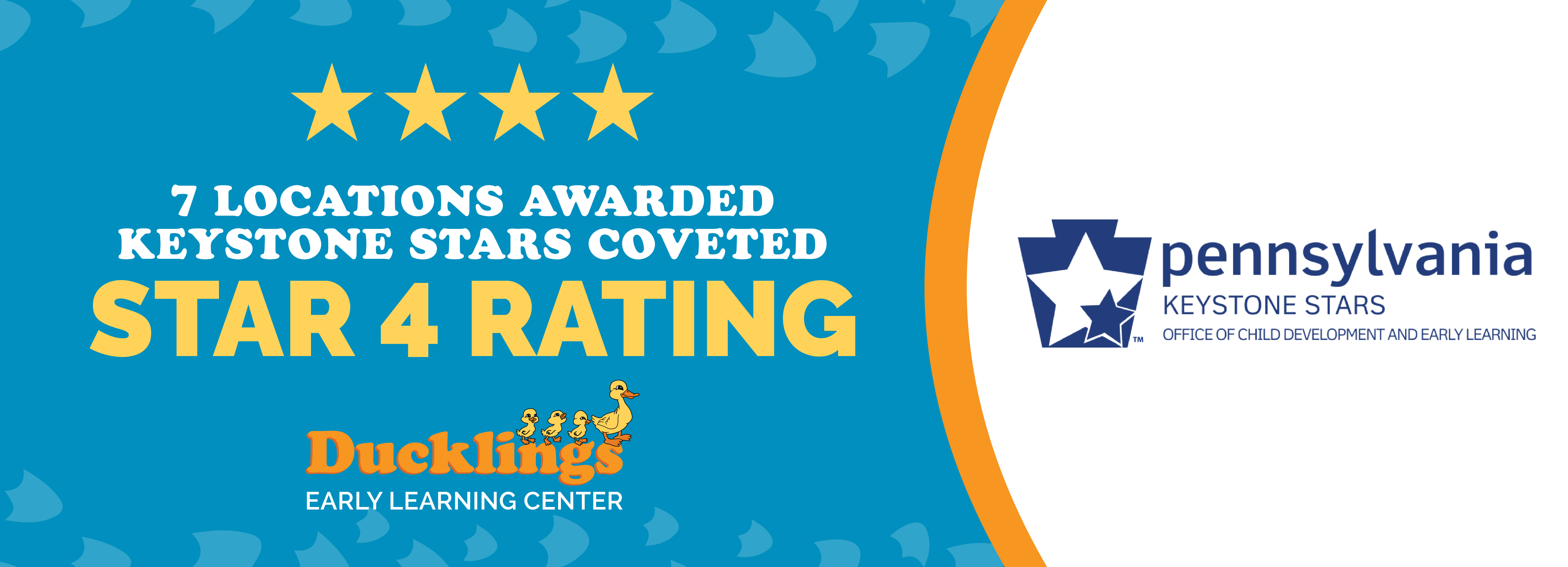 7 Locations Awarded Keystone STARS Coveted STAR 4 Rating